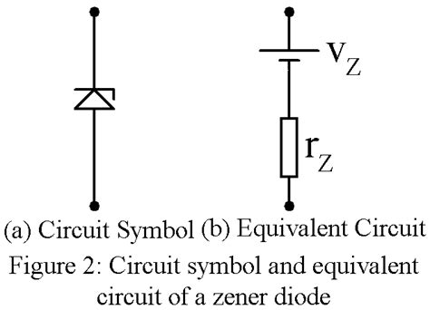 Schematic Symbol Of Zener Diode Circuit Diagram