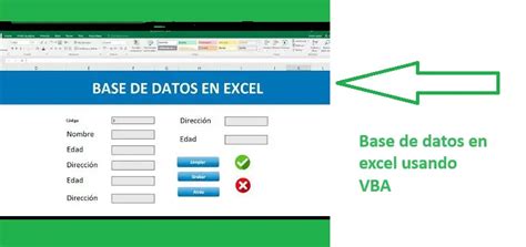 Formulario De Base De Datos En Excel