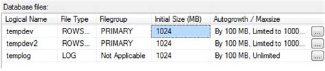 Tempdb Settings In SQL Server All About Tech