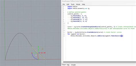 Bézierbspline Curves And Surfaces Scripting Mcneel Forum