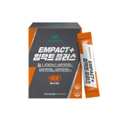 매나테크 임팩트 플러스 Empact 건기식 제품 모여사는 야기야기 제품 상세