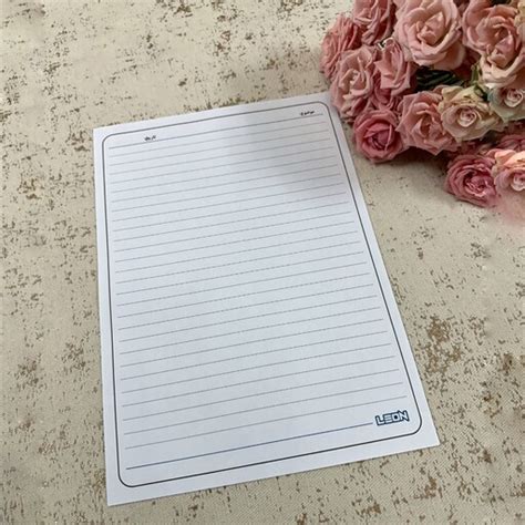 خرید و قیمت کاغذ A4 خط دار 80 گرمی، دو رو قابل استفاده در پرینتر برگه امتحانی از غرفه