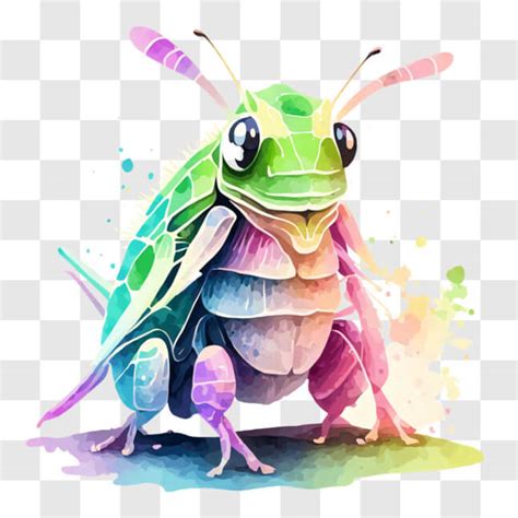 Download Colorful Bug Floating In Air Png Online Creative Fabrica
