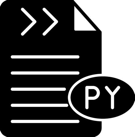 Python Programming Language Icon Glyph 67205131 Vector Art At Vecteezy