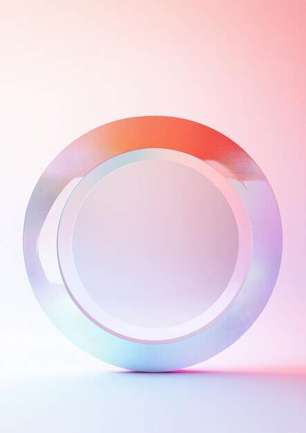 Abstract Color Gradient Soft Color Transition Organic Geometry Pattern