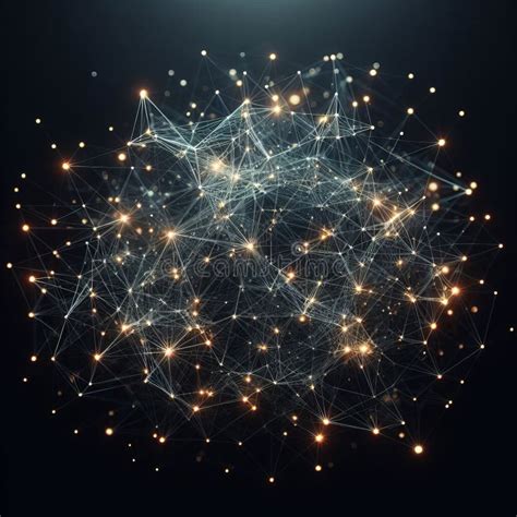Luminous Network Connection Stock Image Image Of Luminous Complex 318451921