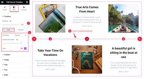 How To Use Grove Timeline Widget By Ultimate Post Kit