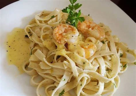 Pasta Alfredo Con Camarones Receta De Chef Diosa Cookpad