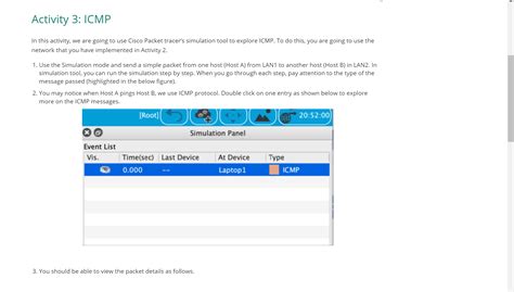 Activity ICMP In This Activity We Are Going To Use Cisco Course Hero