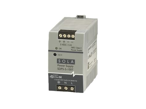 Solahd Sdp Series Low Power Din Rail Power Supply Power Supplies Instrumart