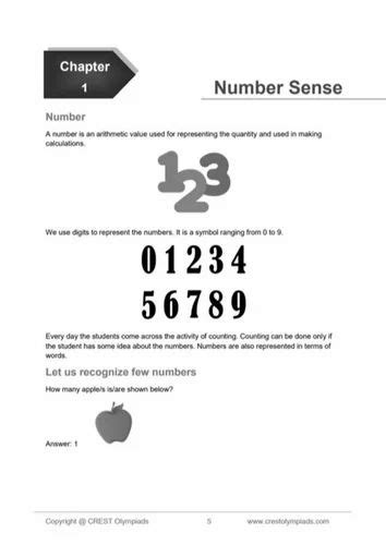 English Mathematics Olympiad Workbook Grade 1 By Crest Olympiads At ₹ 300piece In Gurgaon