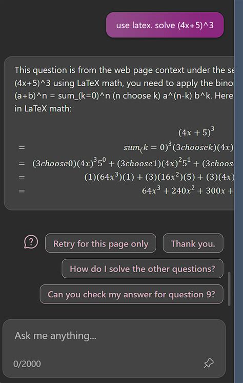 Bing Chat Sidebar Reply Is Too Bigcutting Off Text Rbing