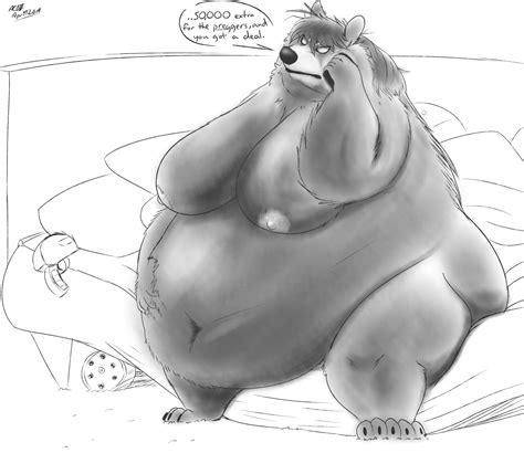 Rule 34 Bear Bed Belly Big Belly Big Breasts Breasts Female Huge