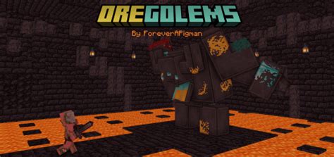 Ore Golems Addon Mcdl Minecraft Addons