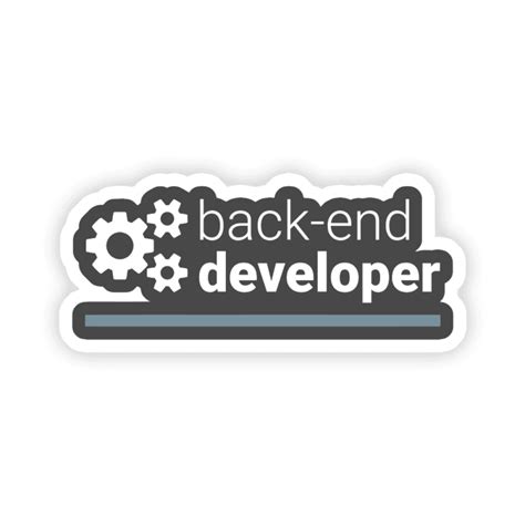 Back End Developer Sticker