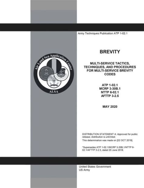 Atp 1 02 1 Brevity Multi Service Tactics Techniques And Procedures For Multi Service Brevity