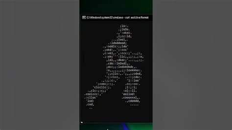 Ascii Sanatıyla Koşan Adam Forrest Kullanımı Youtube