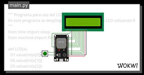 Lcd Boton Wokwi Esp32 Stm32 Arduino Simulator