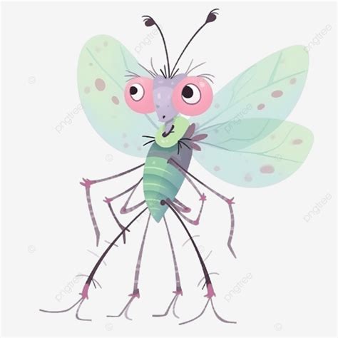 곤충 재미있는 모기 모기 곤충 캐릭터 Png 일러스트 및 이미지 에 대한 무료 다운로드 Pngtree