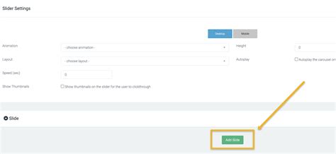 Header Slider Carousels