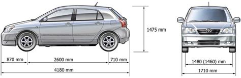 Toyota Corolla Runx Vector Drawing 42 Off