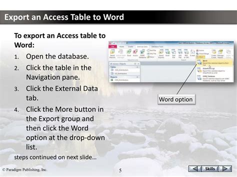 PPT Integrating Programs Word Excel Access And PowerPoint PowerPoint Presentation ID