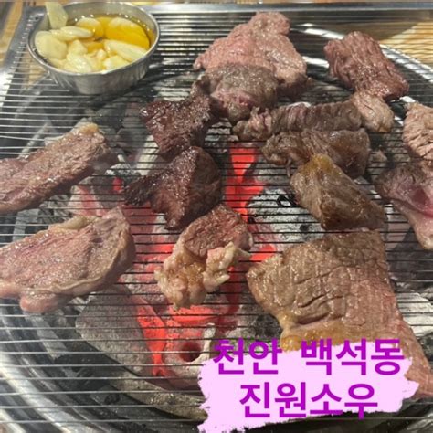 천안 소고기 뿌수기 백석동 진원소우 네이버 블로그