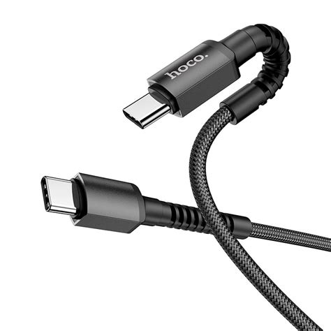 Hoco X71 Especial Type C To Type C Charging Data Cable Black