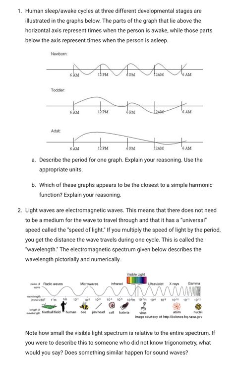 [solved] 1 Human Sleep Awake Cycles At Three Different Developmental Course Hero