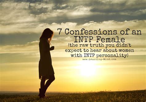 7 Confessions Of An Intp Female Learning Mind