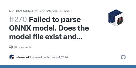 Failed To Parse ONNX Model Does The Model File Exist And Contain A