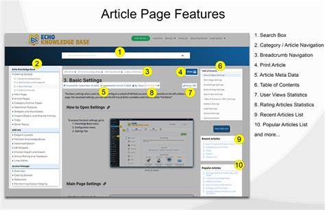Advanced Knowledge Base Documentation Articles And Faq Tool With Ai