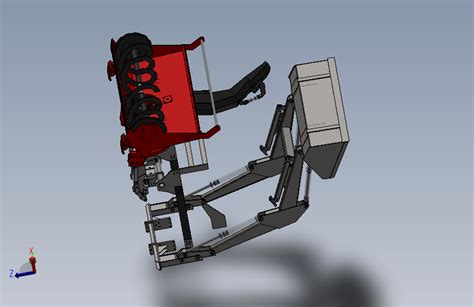 旋转式除雪机装载机构 SOLIDWORKS 模型图纸下载 懒石网