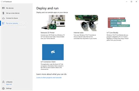 windows 10 iot core dashboard download free 1 0 1908 19003 softpedia