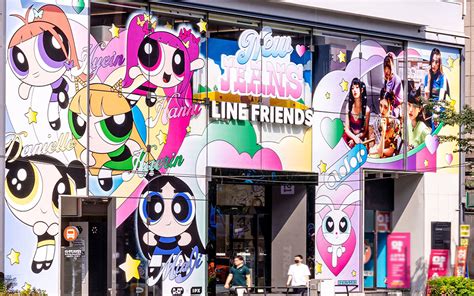 라인프렌즈 X 뉴진스 협업을 기념한 팝업 스토어 엿보기