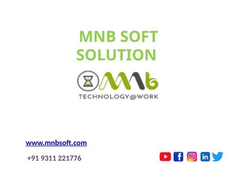 Software Development Mnb Soft Solution Ppt