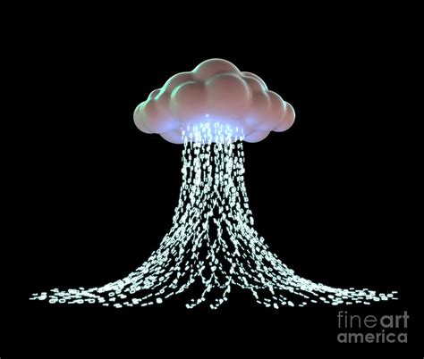 cloud data capture digital art by allan swart pixels