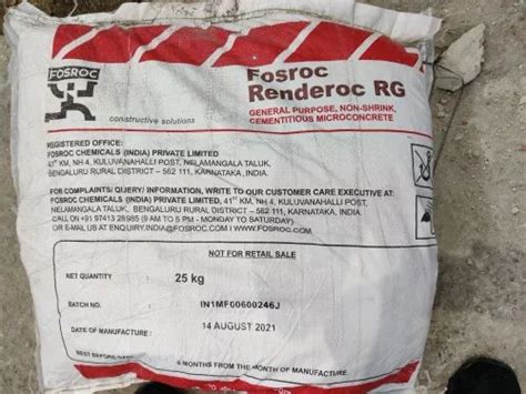 Renderoc RG For Commercial Industrial Grade At 490 Bag In Pune ID 2854696671633