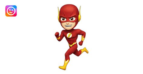 The Flash Running Emoji Ai Emoji Generator