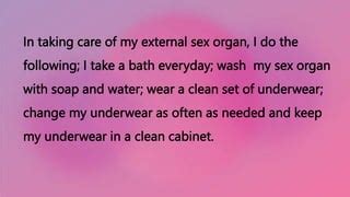 Taking Care Of The Human Reproductive System Copy Pptx Reproductive Health Diseases And