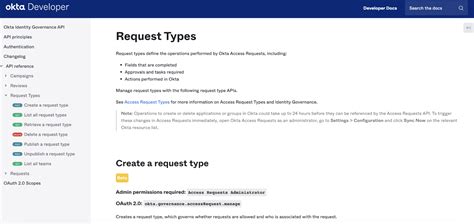 guide on using the okta identity governance apis