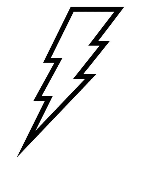 Пнг Молния силуэт 28 фото
