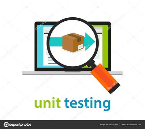 Unit Testing Software Coding Programming Application Review Stock Vector Image By ©bakhtiarzein