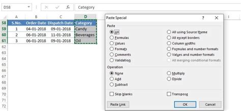 overview of paste special in ms excel [part 2] quickexcel