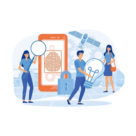 Premium Vector Finger Authentication Fingerprint Screening Security System Fraud Detection