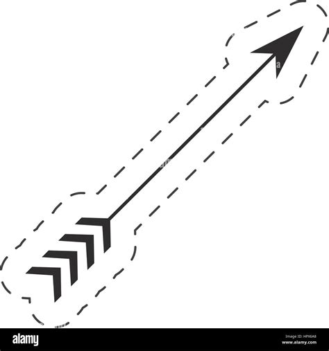 Arrow Love Symbol Thin Line Stock Vector Image Art Alamy