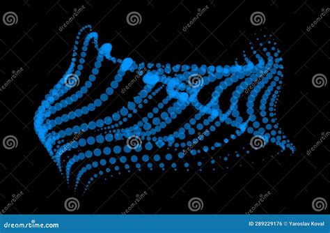 Math Flow Template For Presentation Light Emitting Lines Highlighting