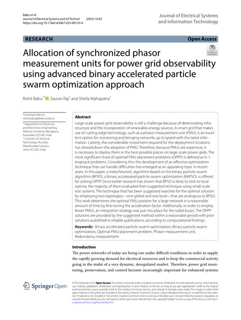 pdf allocation of synchronized phasor measurement units for power