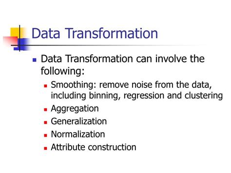 ppt ch2 data preprocessing part3 powerpoint presentation id 6794053