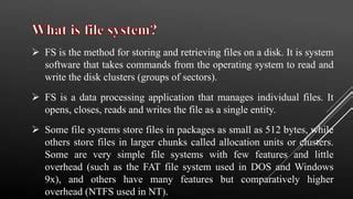 File System Security PPSX Operating Systems Computer Software And Applications